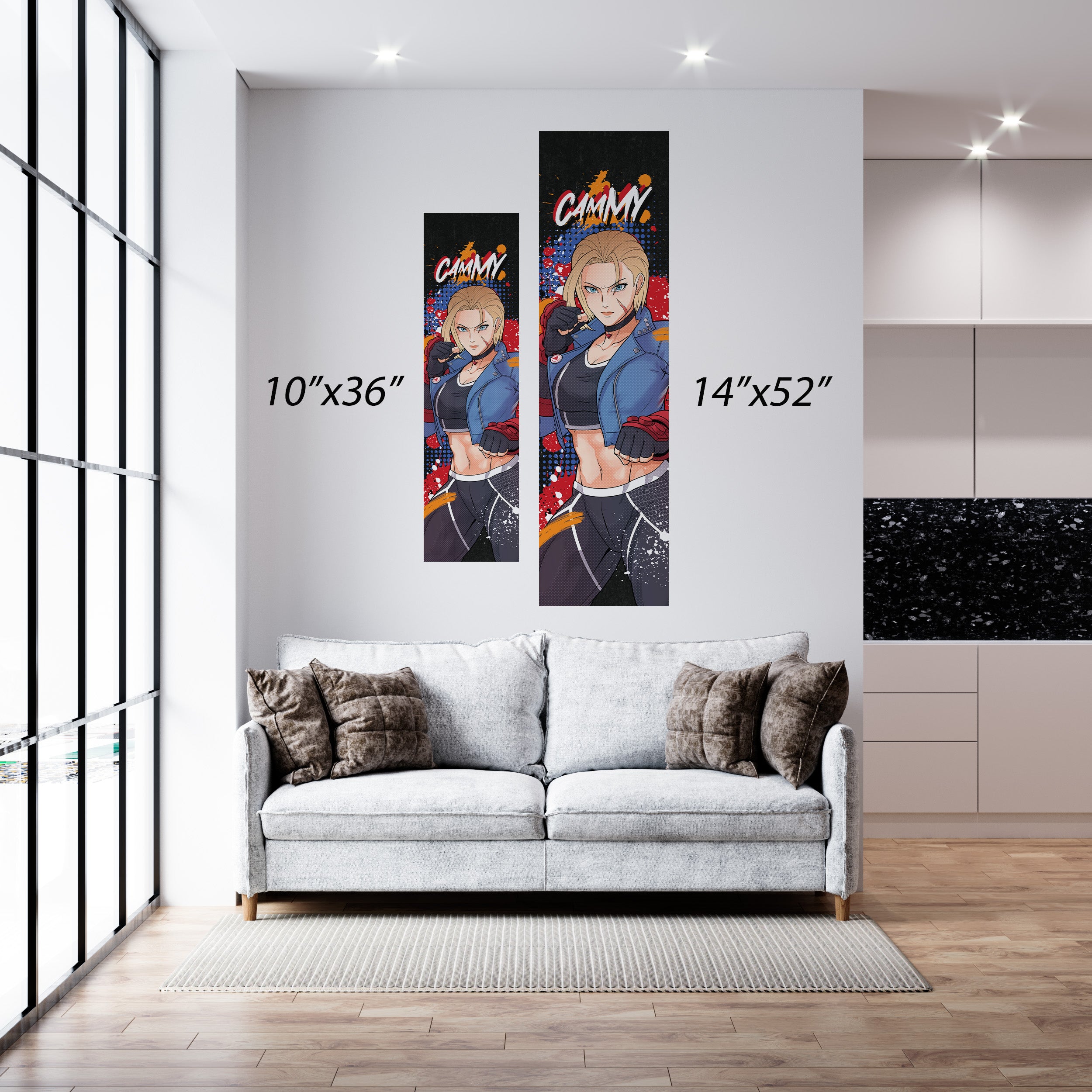 Cammy (SF6) Vertical Poster Banner – Vinyl Labz