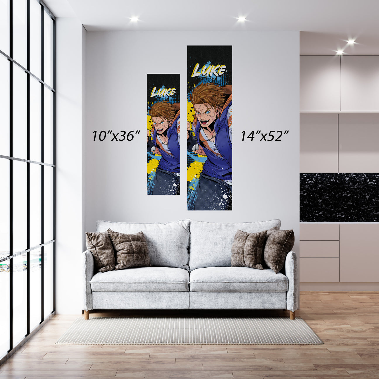 Luke (SF6) Vertical Poster Banner – Vinyl Labz