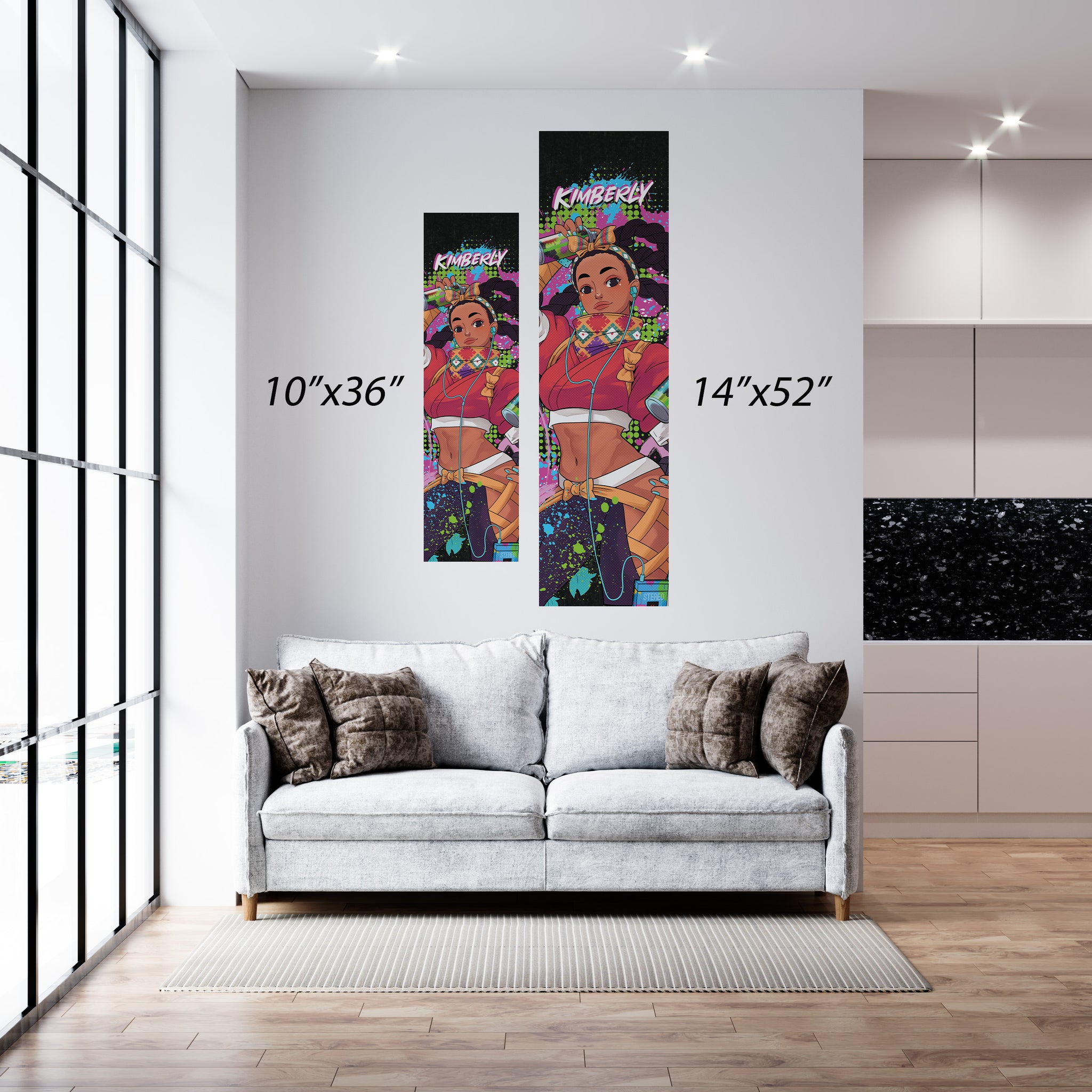 Kimberly (SF6) Vertical Poster Banner – Vinyl Labz