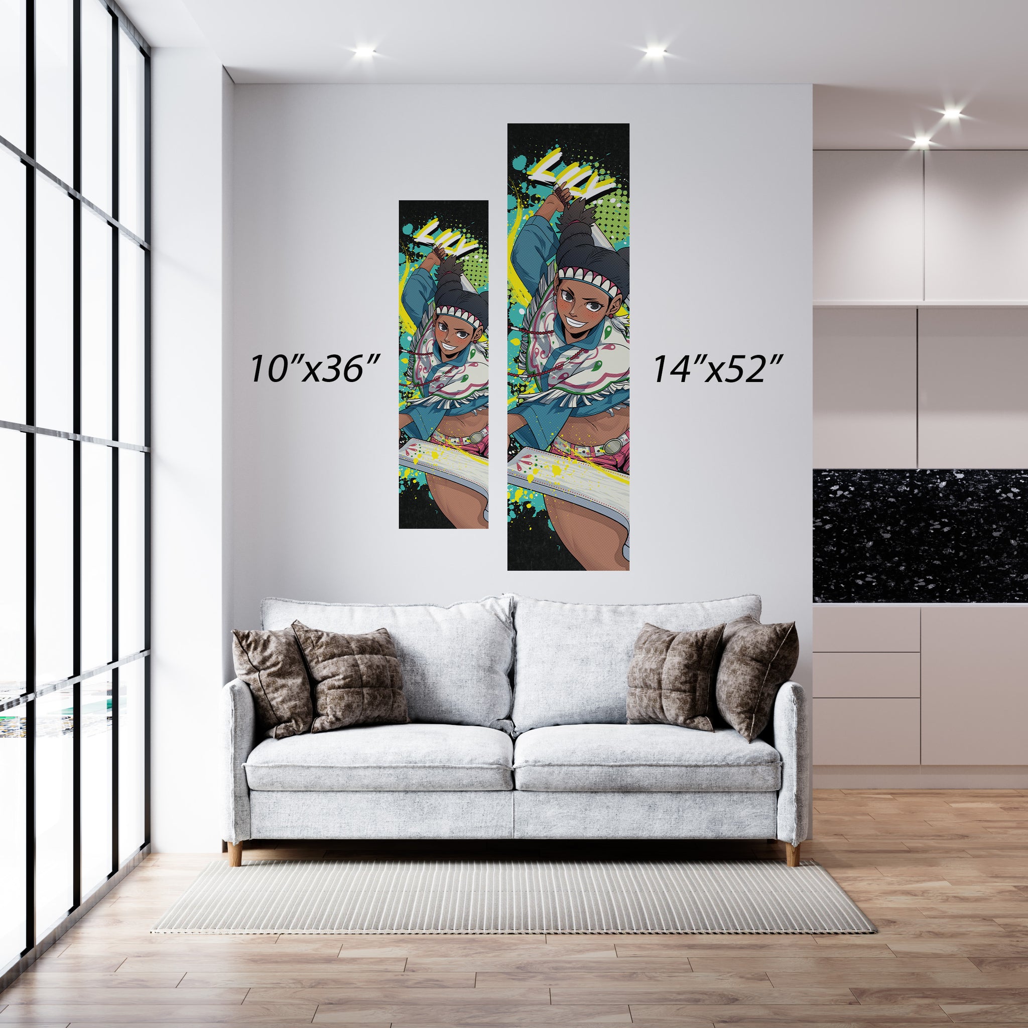 Lily (SF6) Vertical Poster Banner – Vinyl Labz