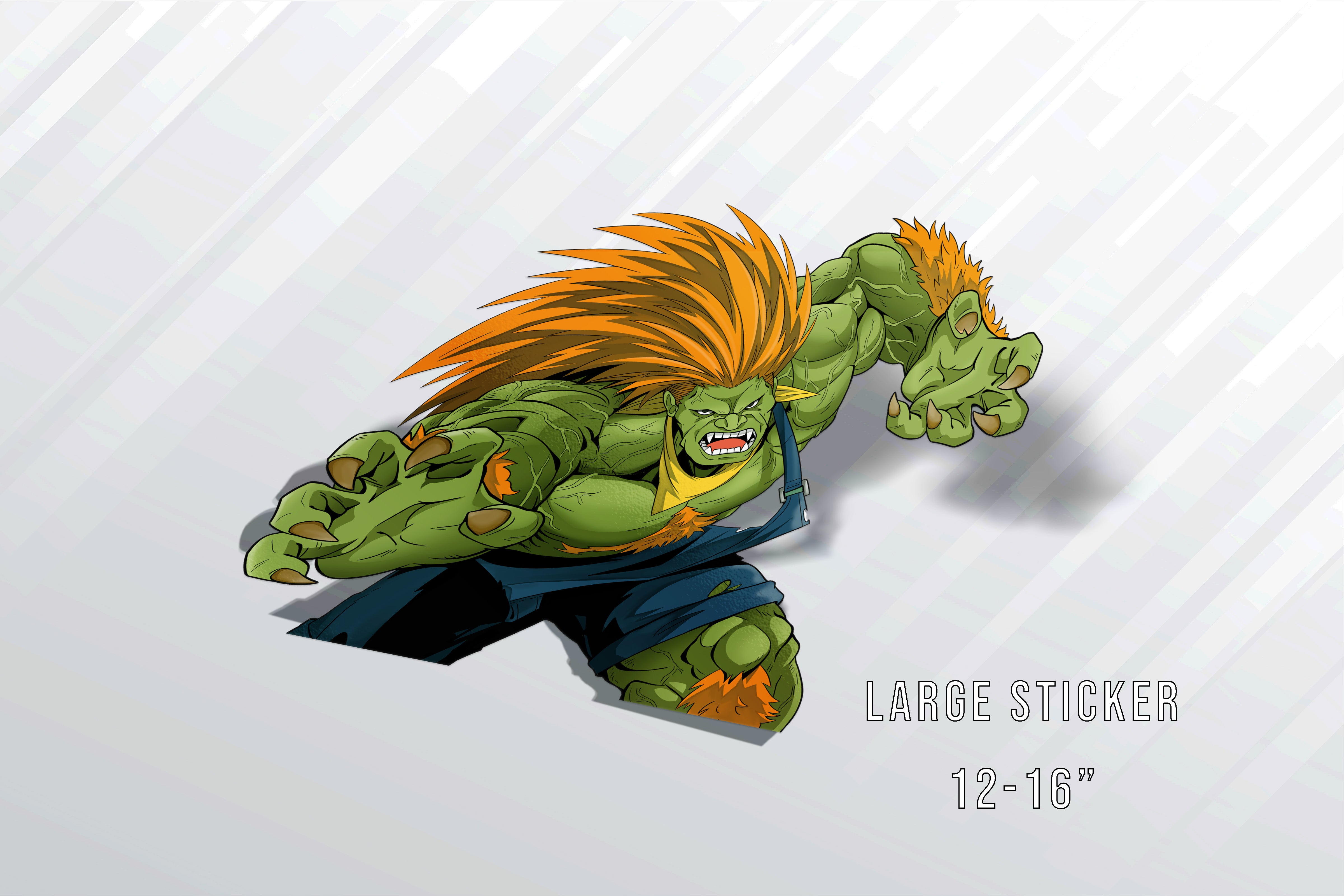 Blanka (SF6) Large Sticker – Vinyl Labz