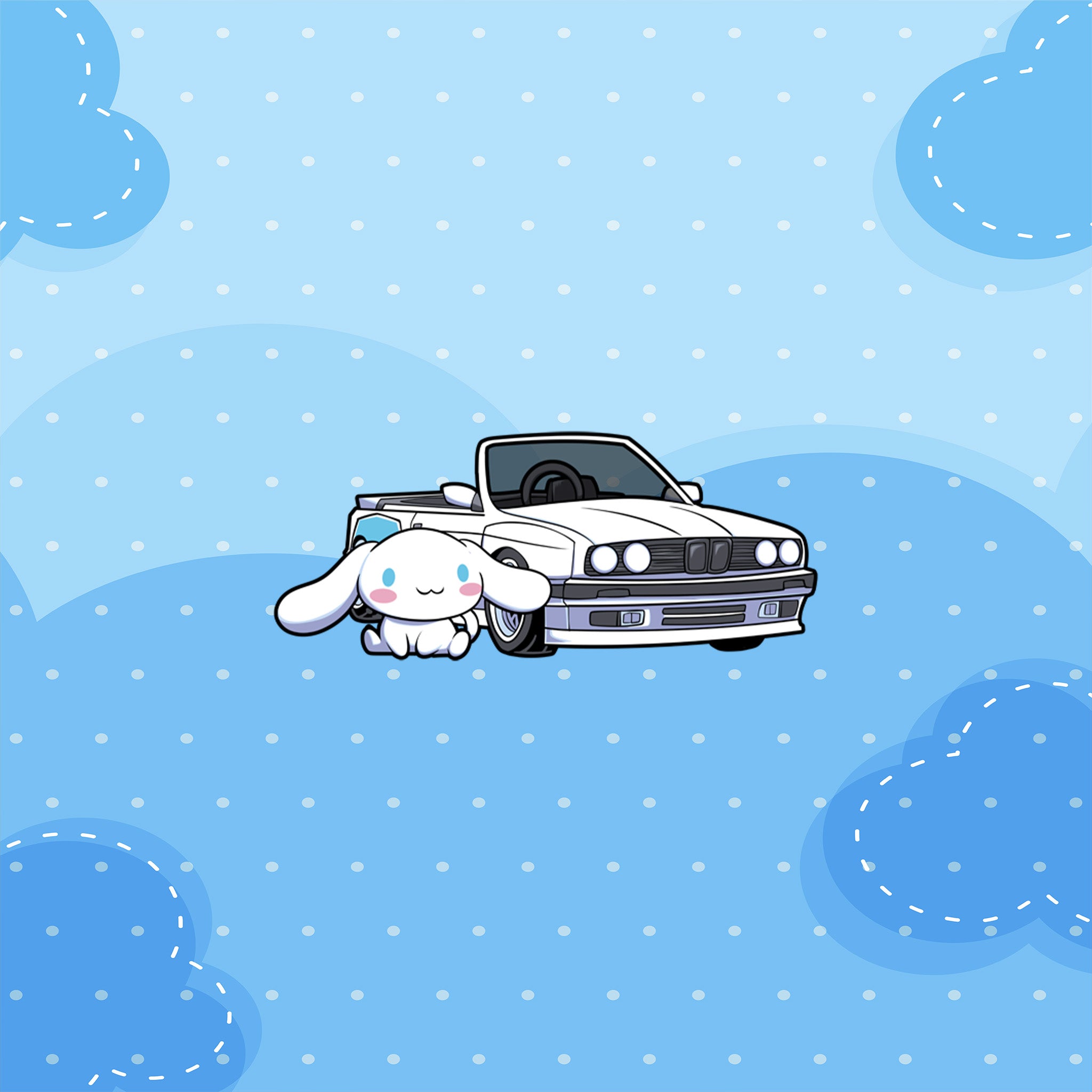 Cinnamoroll BMW Sticker – Vinyl Labz