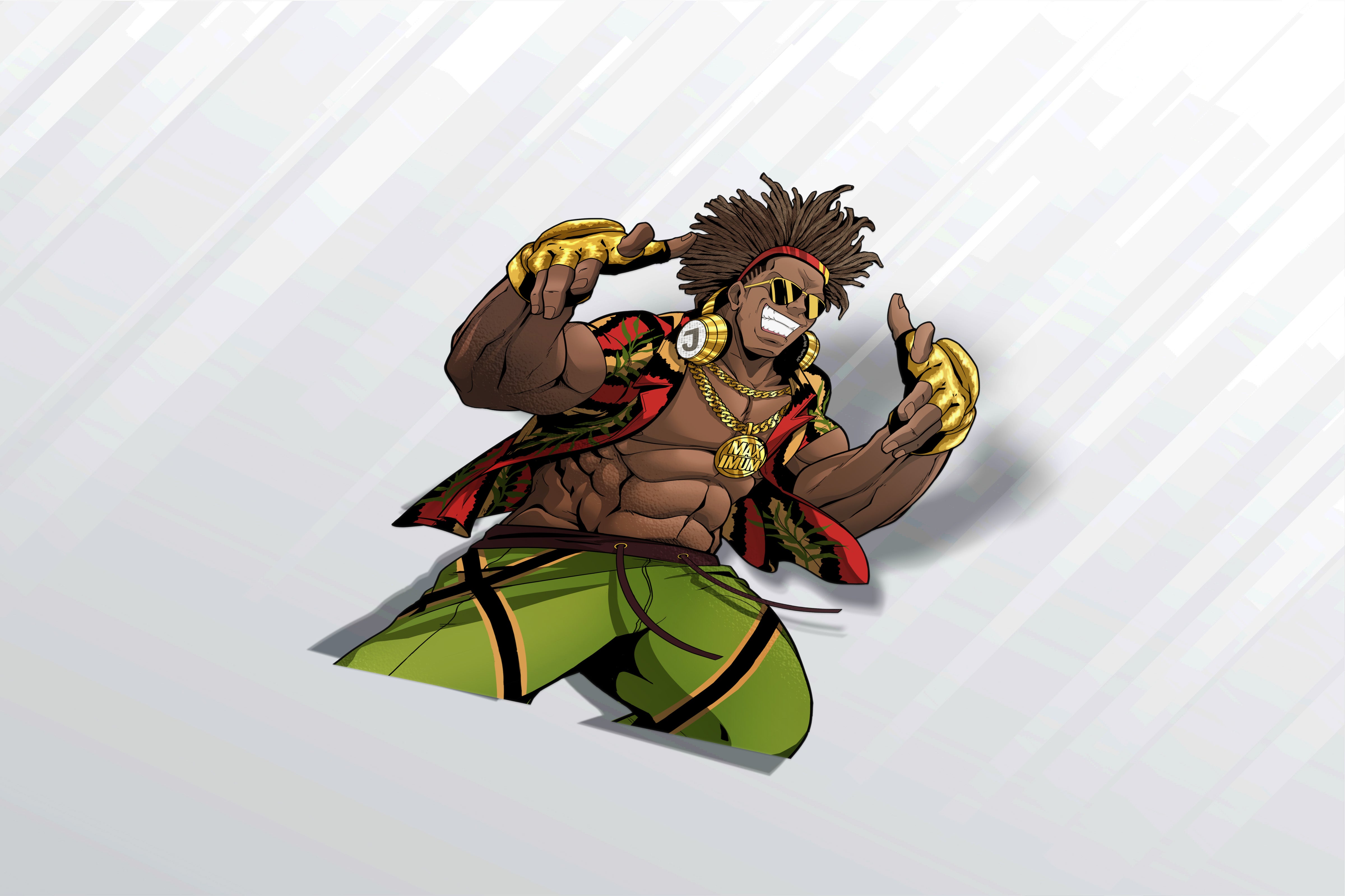 Dee Jay (SF6) Sticker – Vinyl Labz