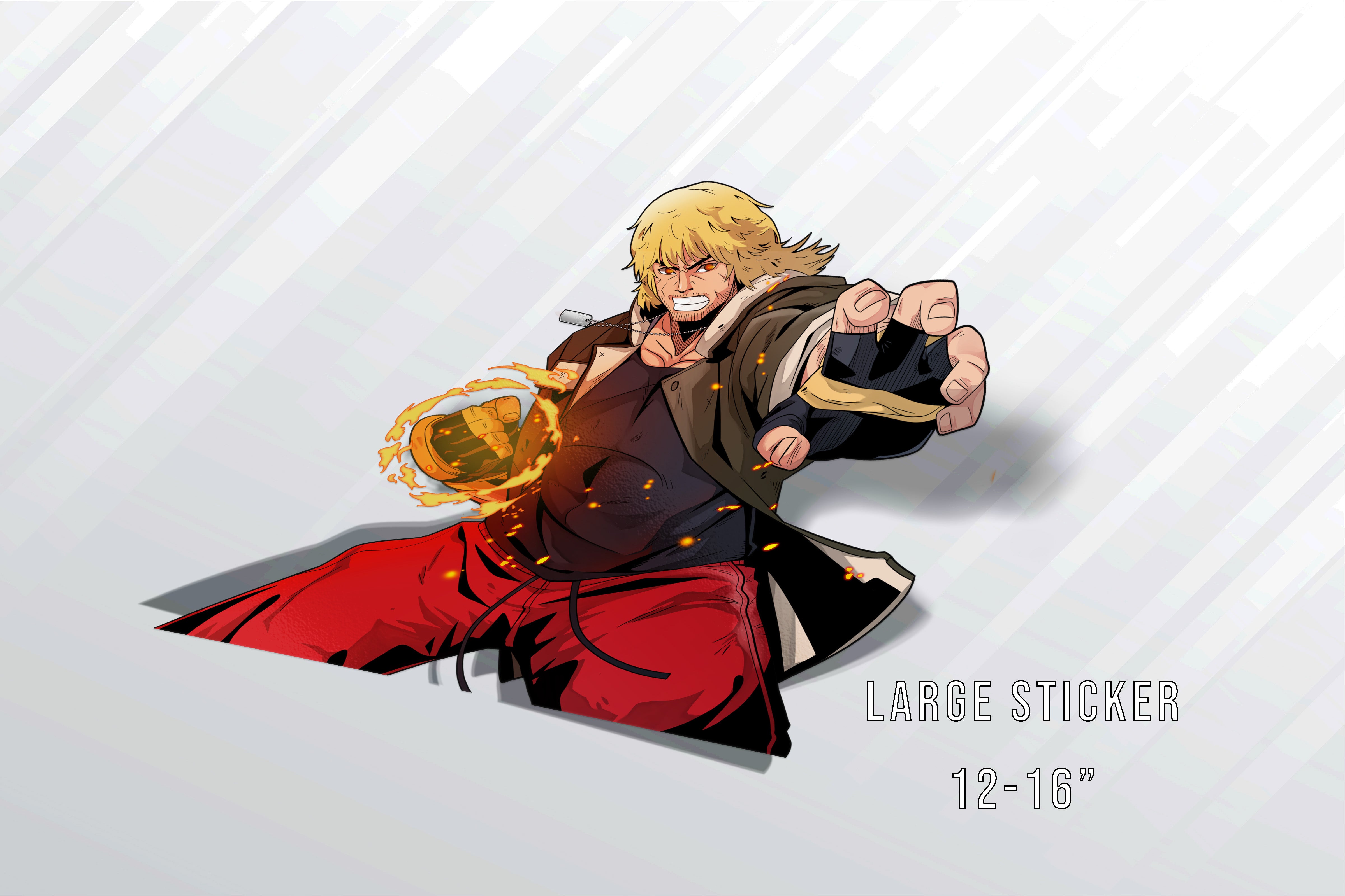 Ken (SF6) Large Sticker – Vinyl Labz