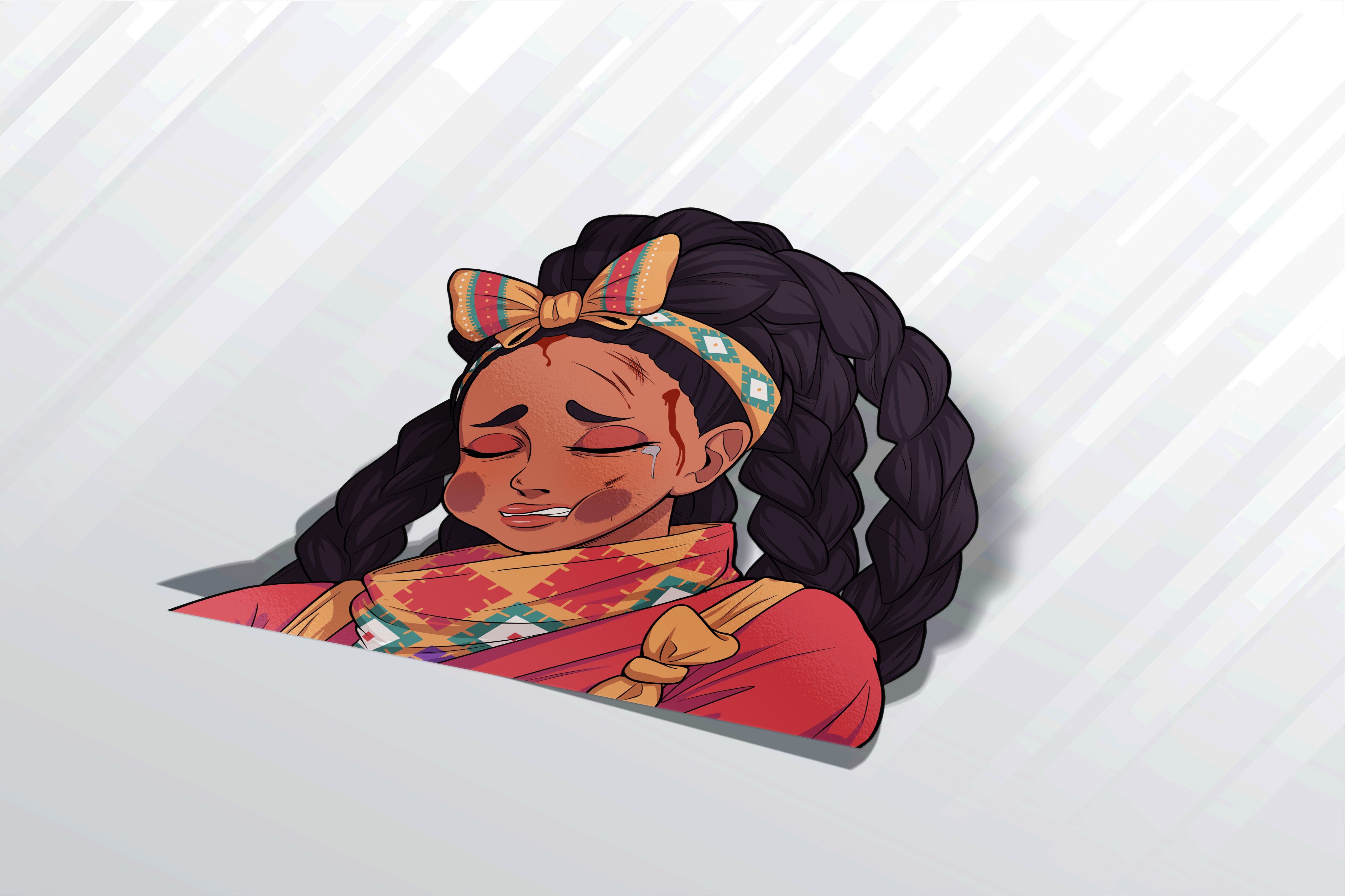 Kimberly (SF6) Defeated Face Sticker – Vinyl Labz