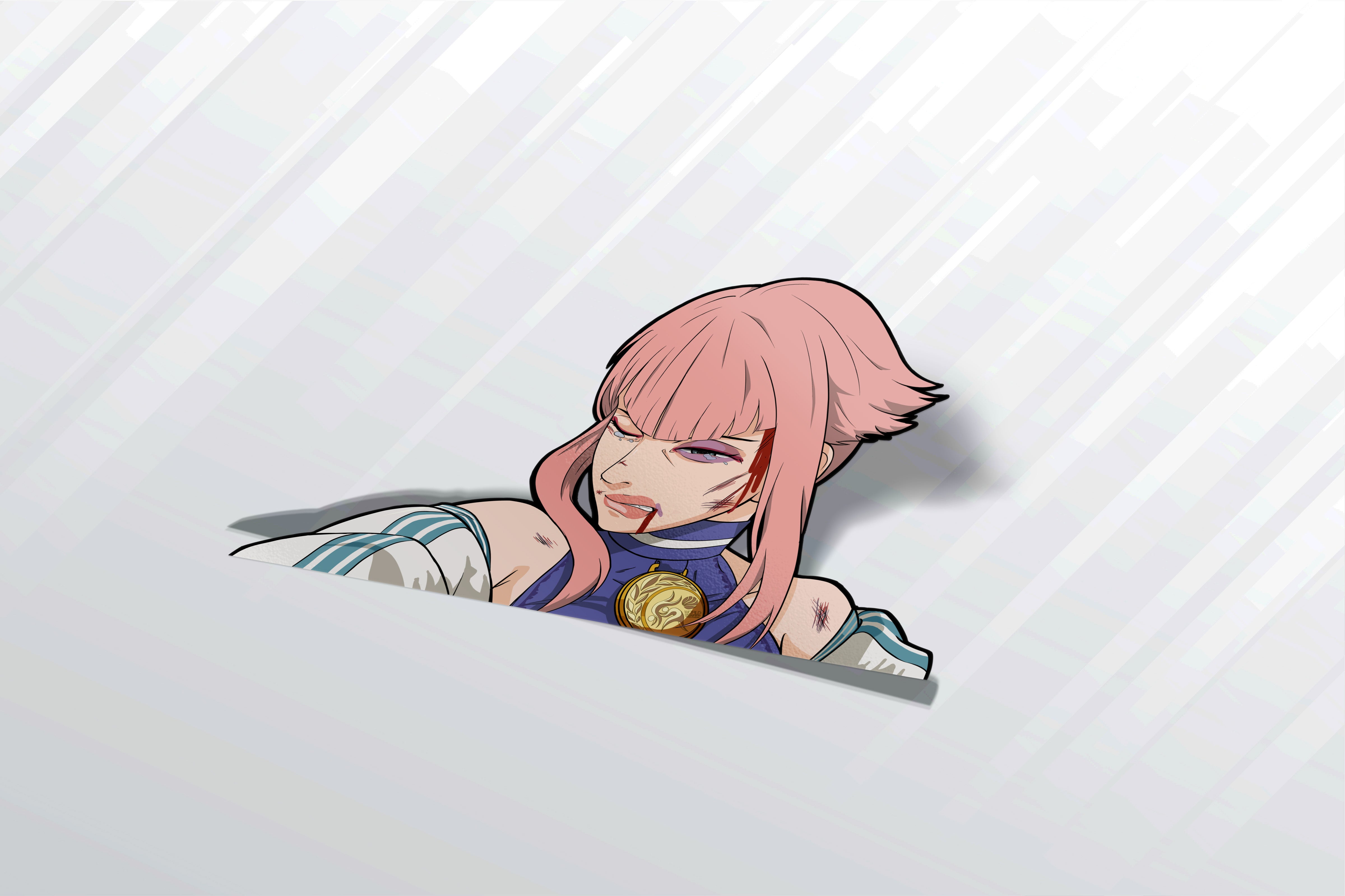 Manon (SF6) Defeated Face Sticker – Vinyl Labz