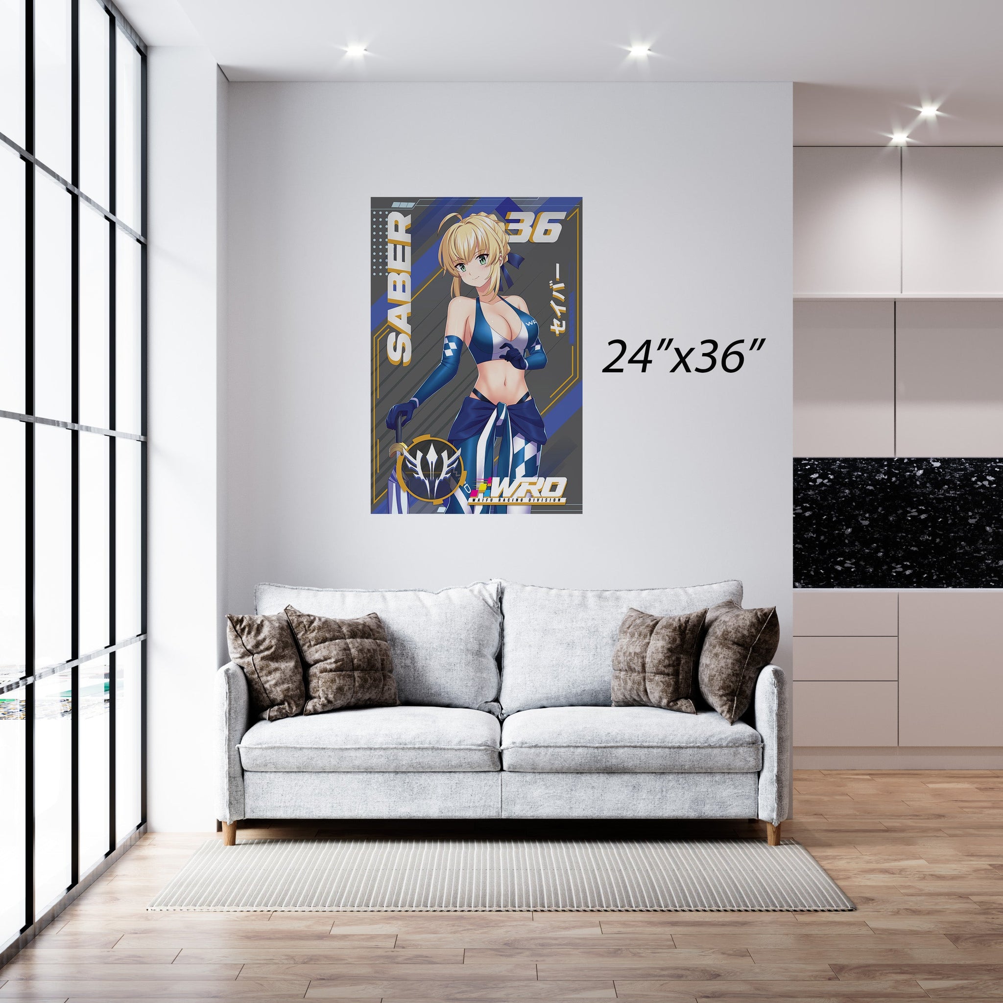 Saber Poster Banner – Vinyl Labz