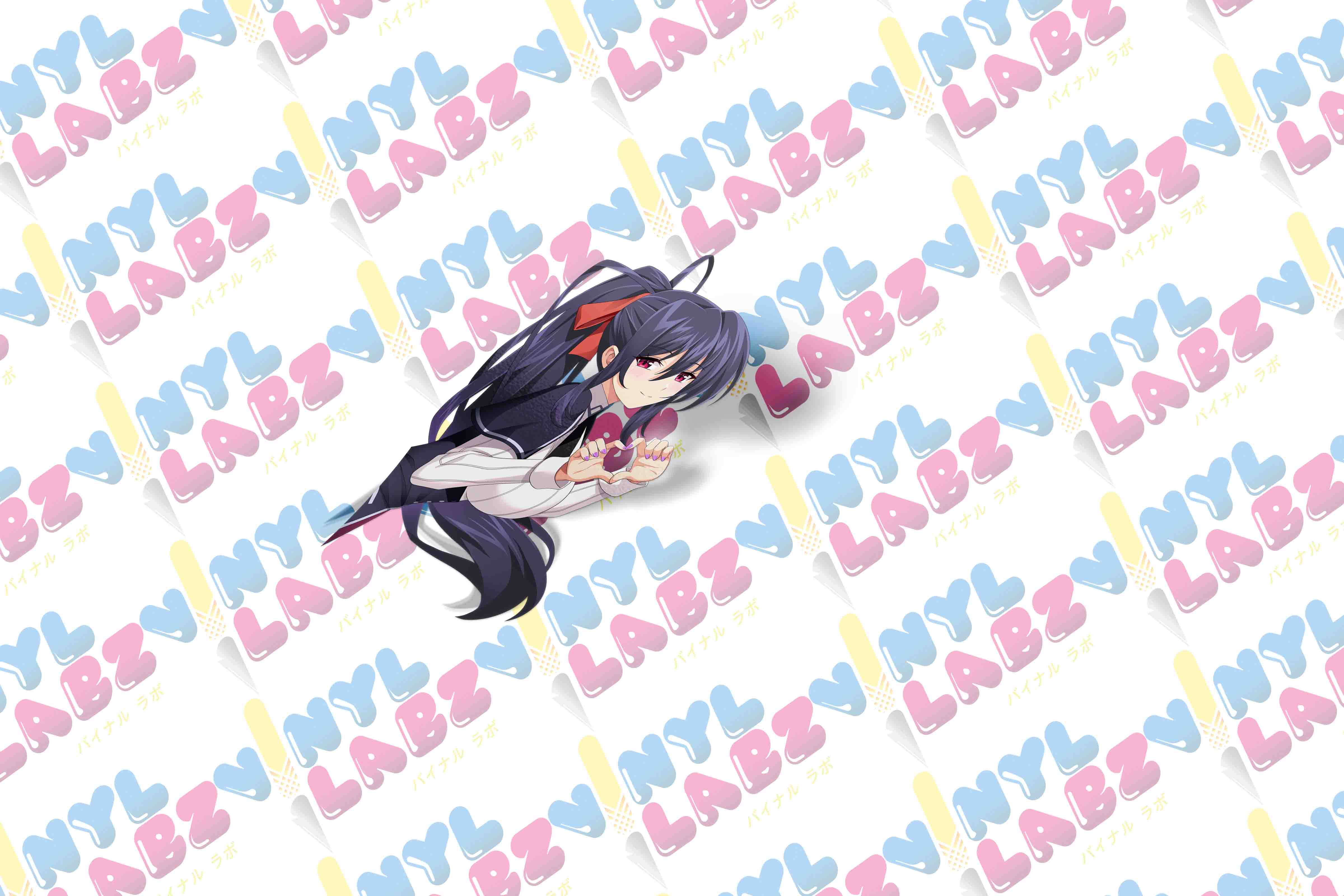 Akeno Heart Side Peek ~ Spot Holo – Vinyl Labz