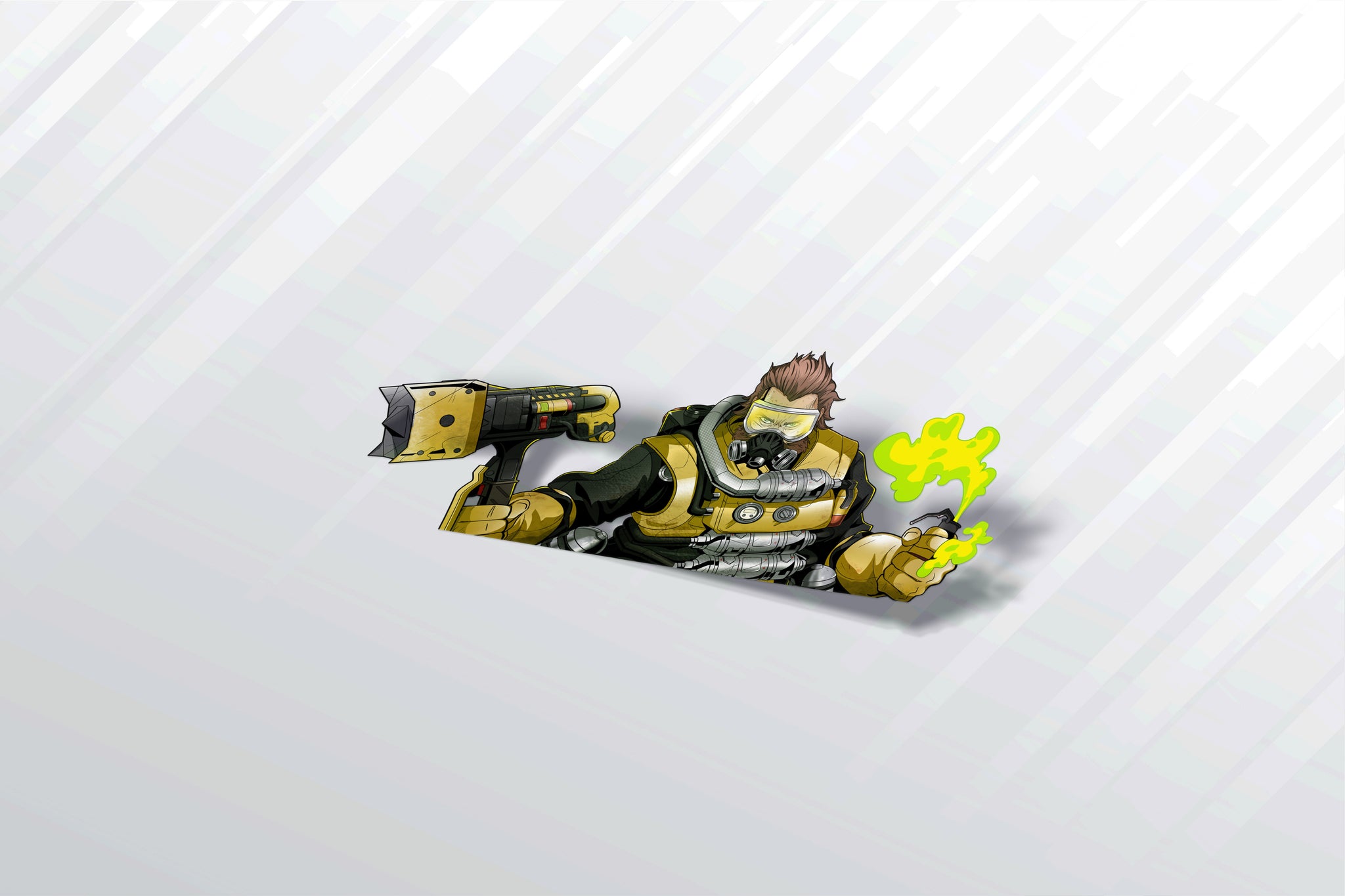 Caustic Half Body Sticker – Vinyl Labz