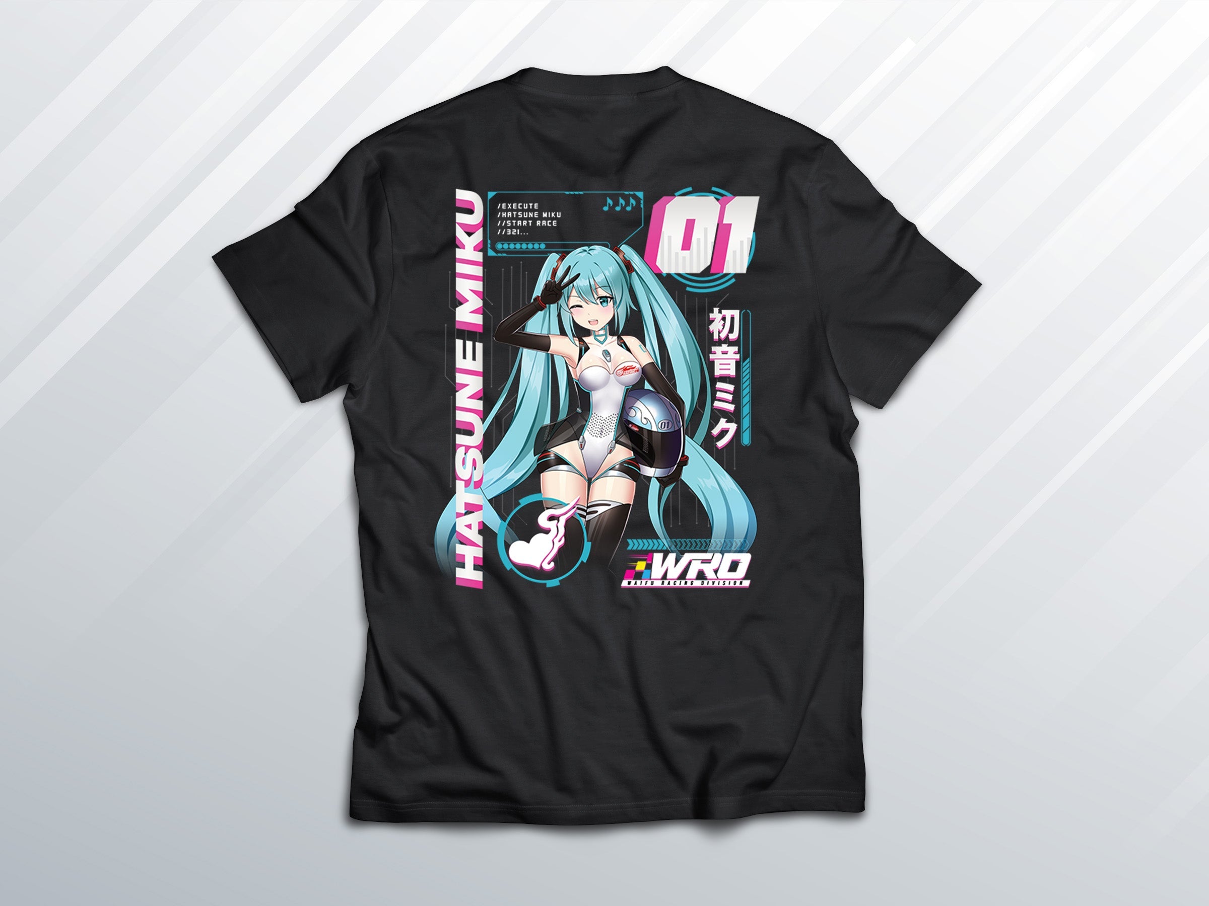 Miku T-shirt (Front & Back) – Vinyl Labz
