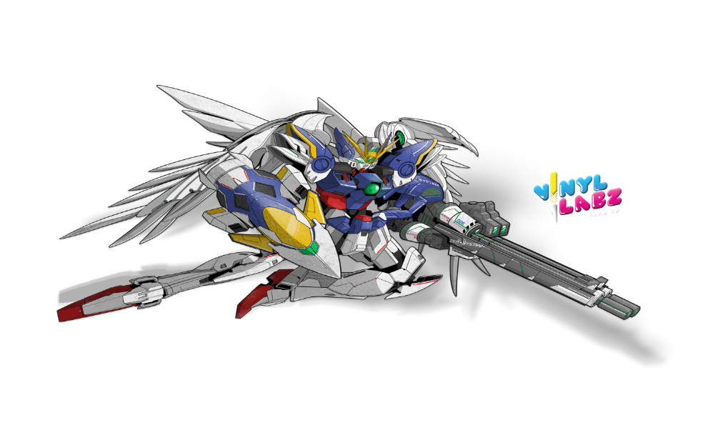 Gundam Wing Zero Large Sticker – Vinyl Labz