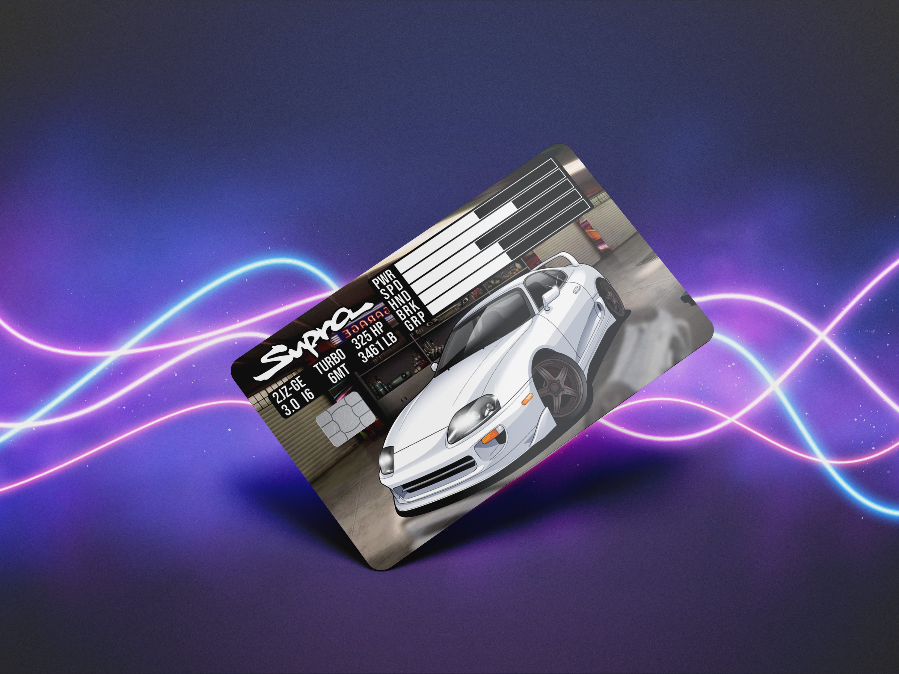 Toyota Supra MK4 Card Skin – Vinyl Labz