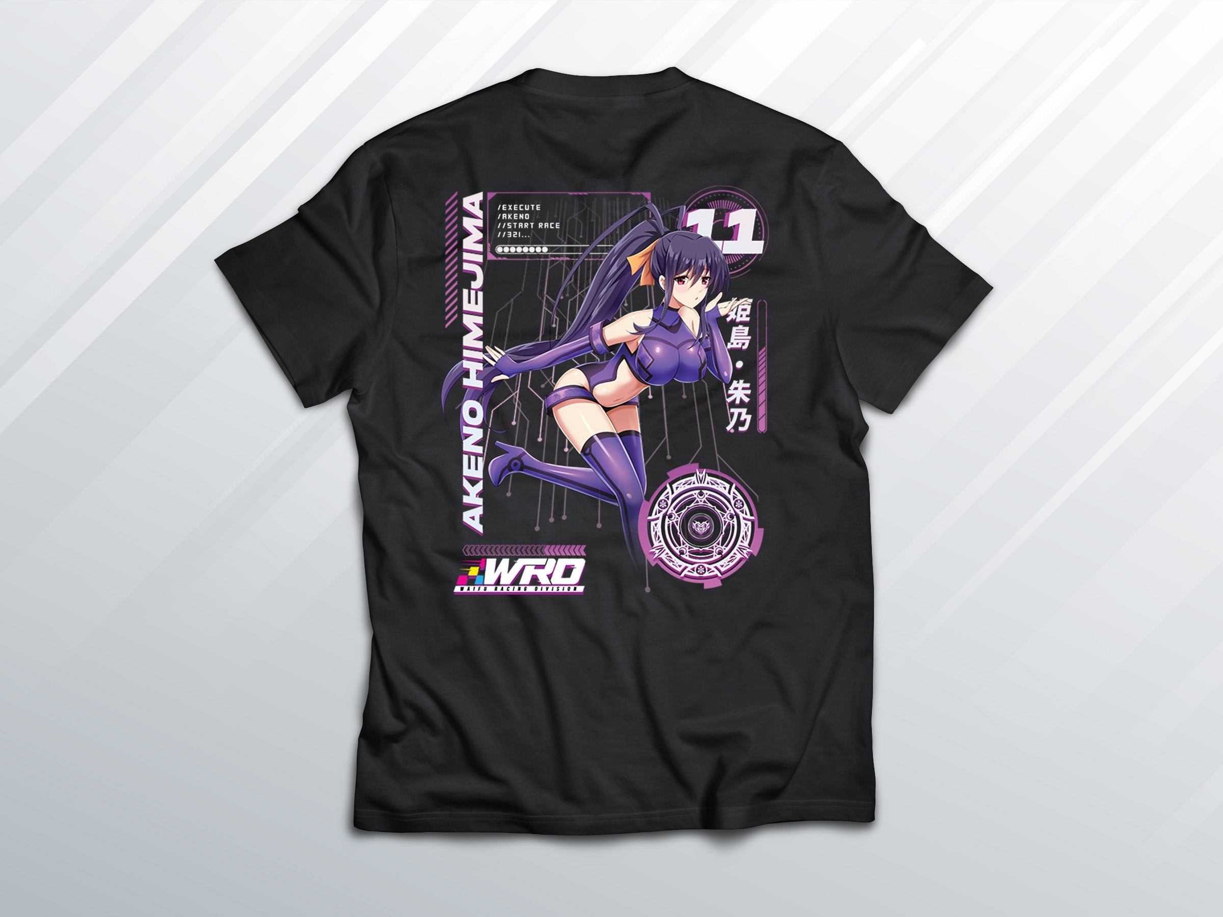 Akeno T-shirt (Front and Back) – Vinyl Labz