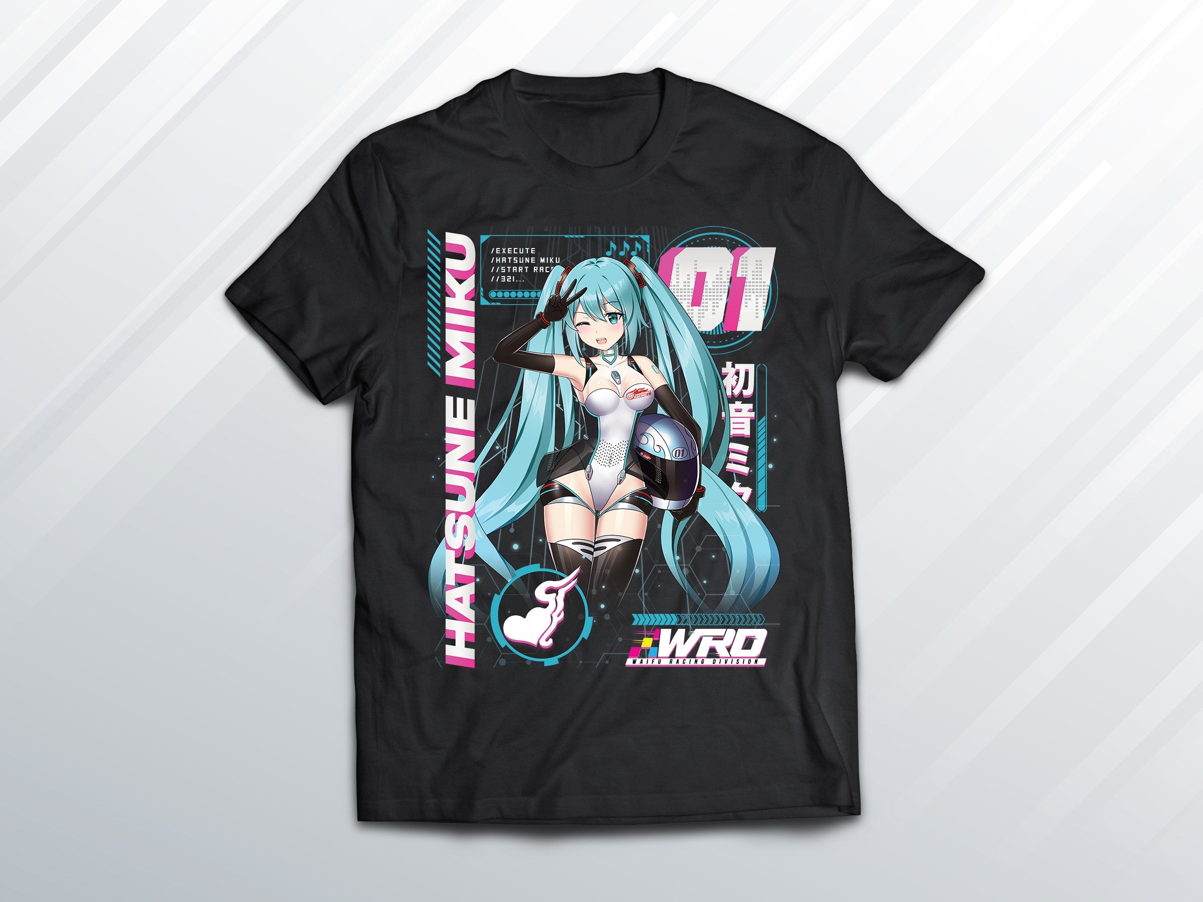 Miku T-shirt (FRONT ONLY) – Vinyl Labz