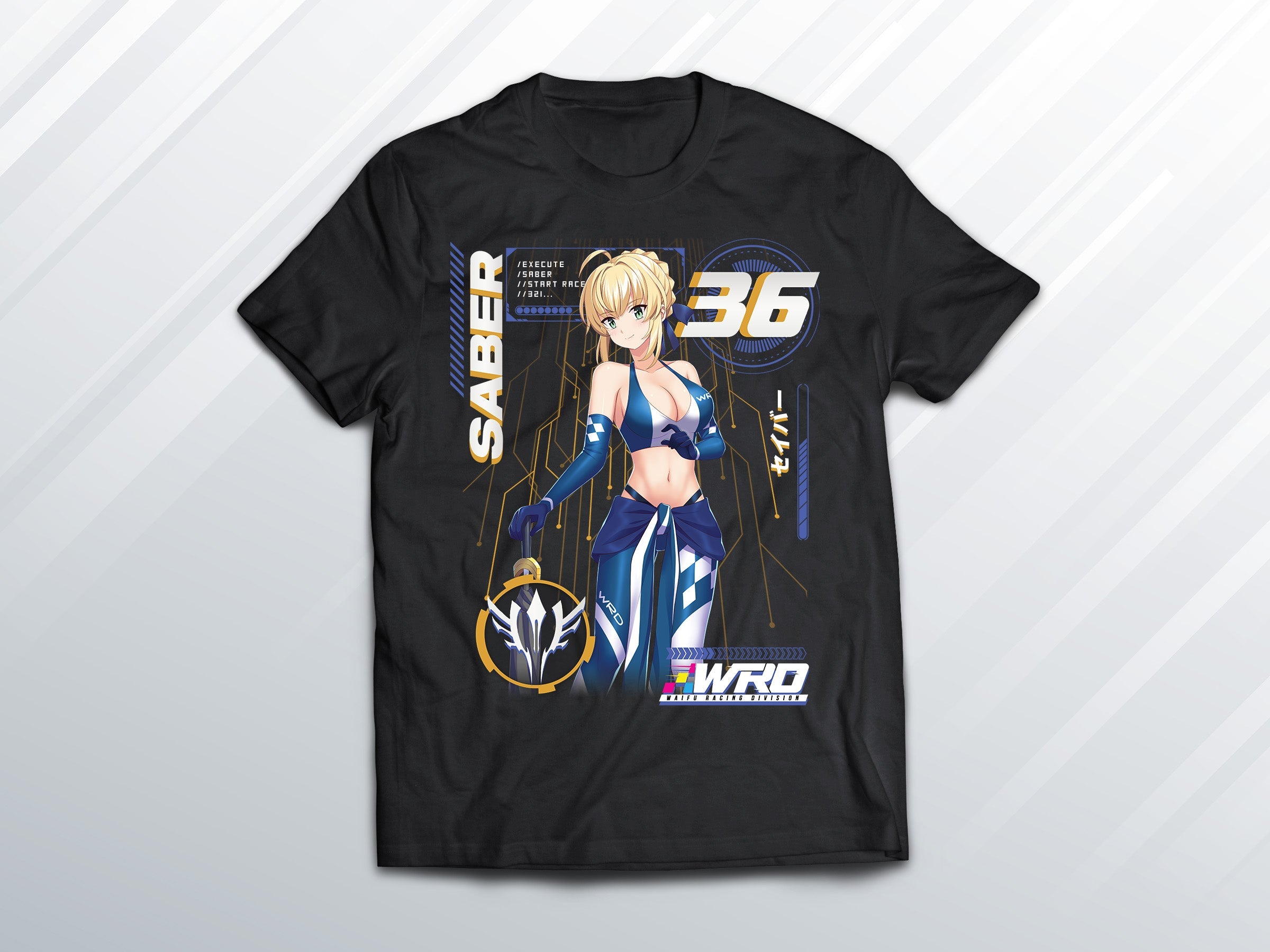 Saber T-shirt (FRONT ONLY) – Vinyl Labz