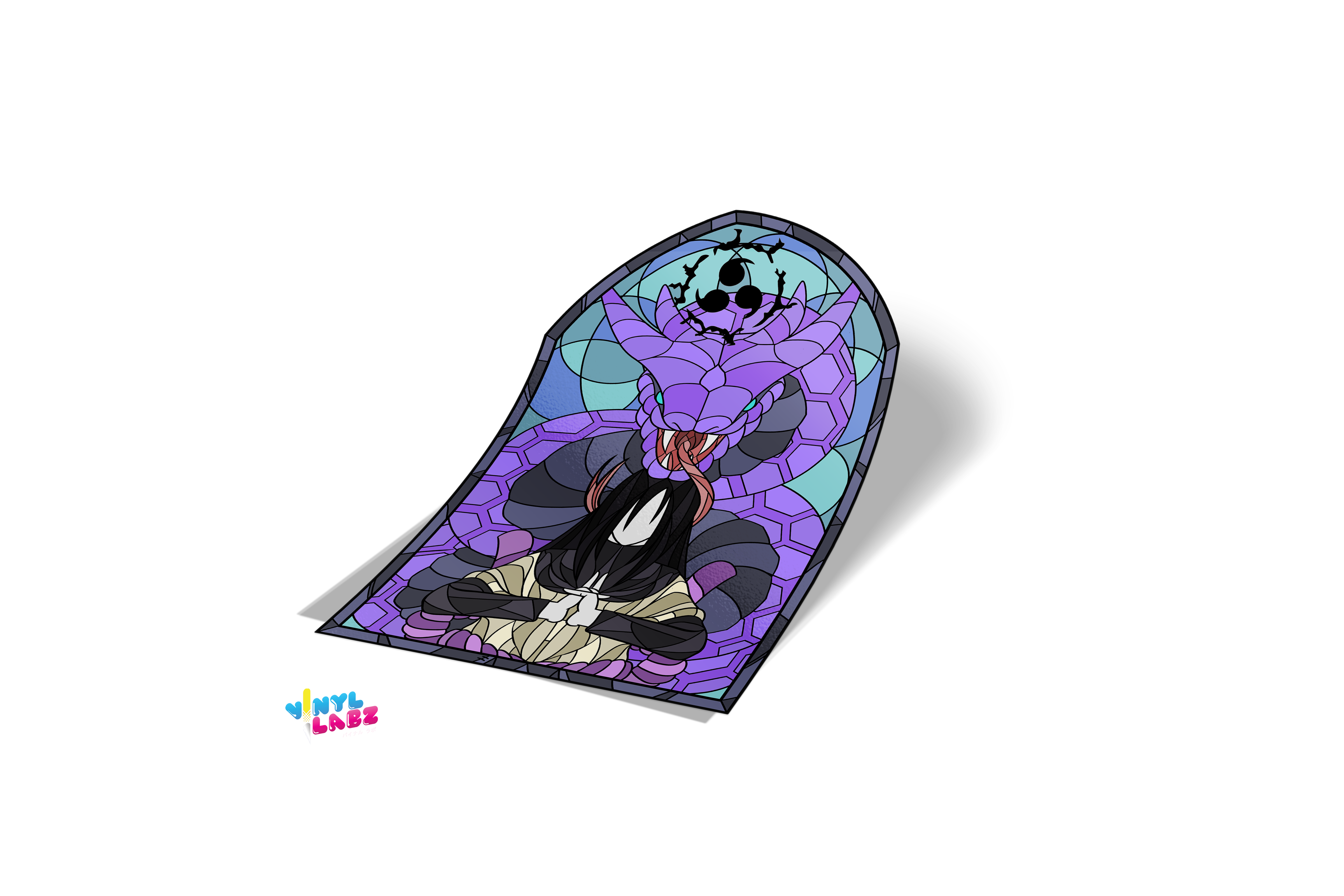 Mini Stained Glass ~ Orochimaru~ Spot Reflective – Vinyl Labz