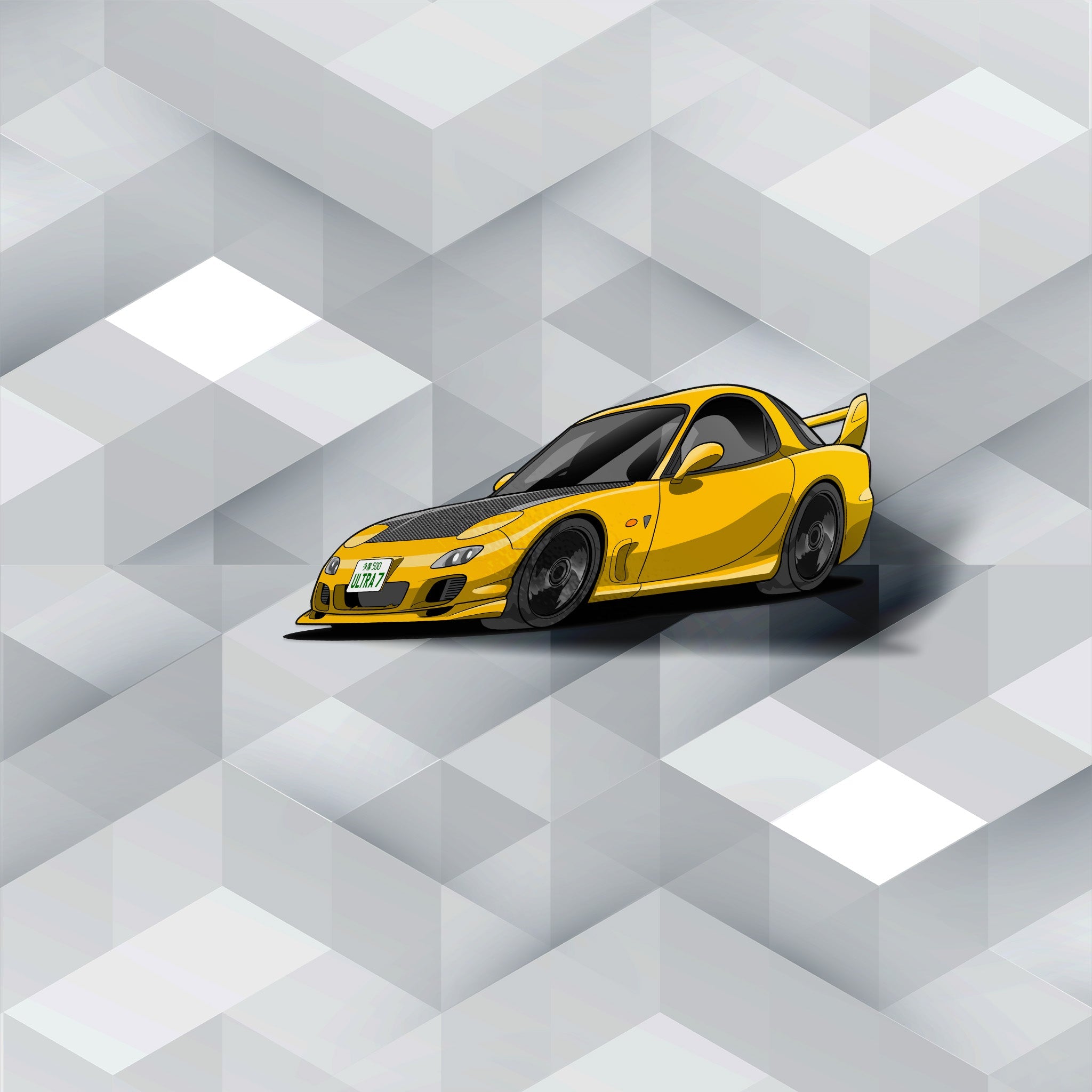 Mazda Rx7 chibi – Vinyl Labz